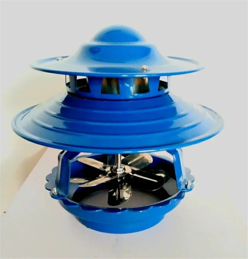 100W-Chimney-Fan-Thickened-Cast-Iron-Base-Induced-Draft-Fan-Double ...