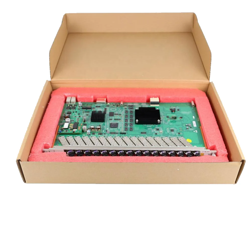 Original 16 Ports GTGH GPON Interface Board GTGH Placa with Full SFP ...