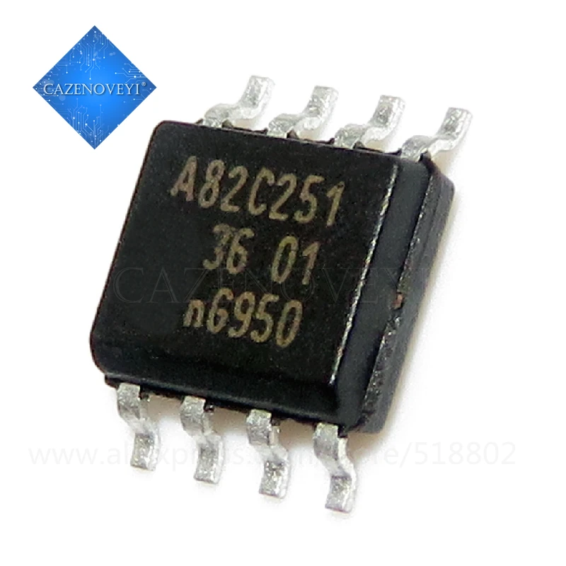1 unids/lote PCA82C250T PCA82C250 A82C250 PCA82C251 82C251 SOP 8 en ...