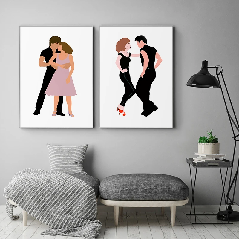 Prints Residential decor Illustration Dirty dancing Cult movie Dirty ...
