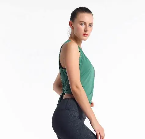 Sexy Back Open Loose Fit Women's Yoga Fitness Top - Women's Fitness ...