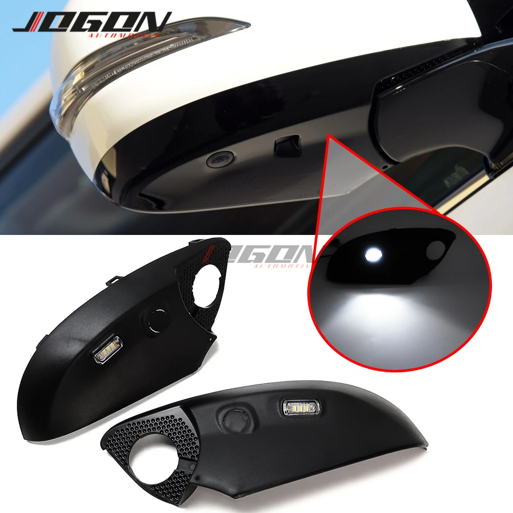 Car-Side-Mirror-Bottom-LED-Welcome-Puddle-Light-With-Plastic-Base-Cover ...