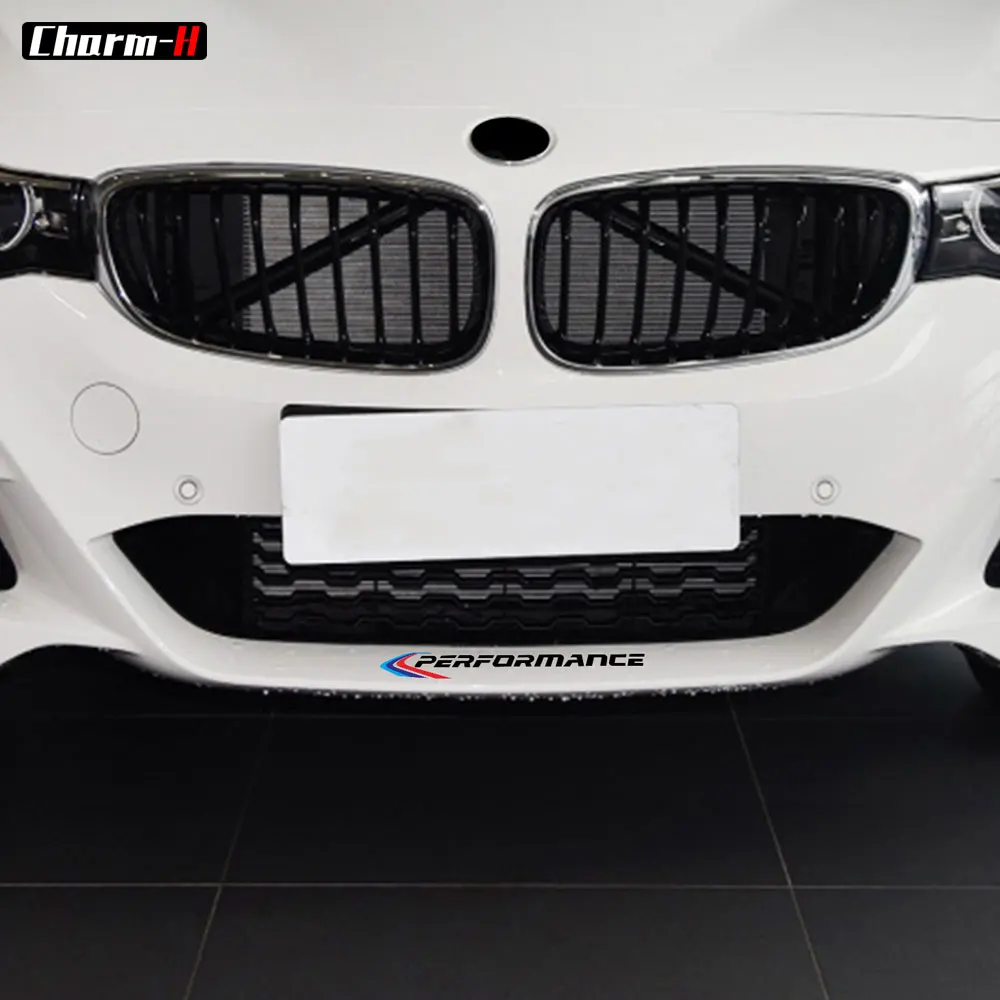 Car Styling Front Bumper M performance Decoration Vinyl Decal Stickers ...