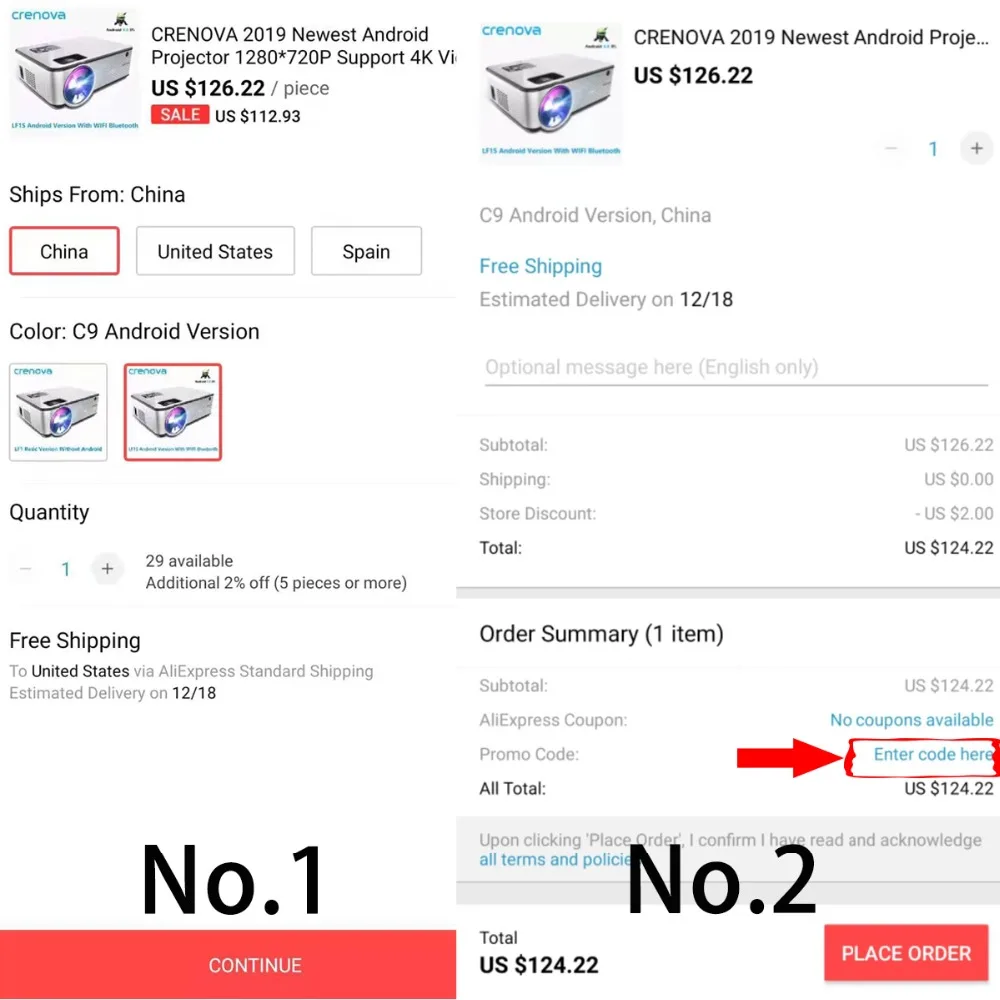 Новейший dlp-проектор CRENOVA для Full HD 4K с Android 7,1, Bluetooth 4,0, мини-проектор для ...