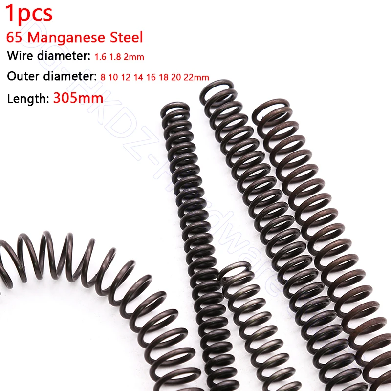 305mm Compression Spring 65 Mn Manganese Steel Pressure Spring Wire Dia ...