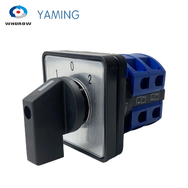 LW26-25/2M Changeover Cam 3 Position Rotary Switch 25A 2 Poles With ...