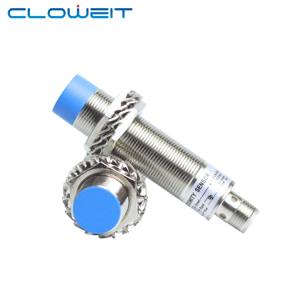 Cloweit Ip65 M18 Inductance Proximity Sensor Npn Pnp 5mm 8mm 4pin Connector Cylindrical Metal ...