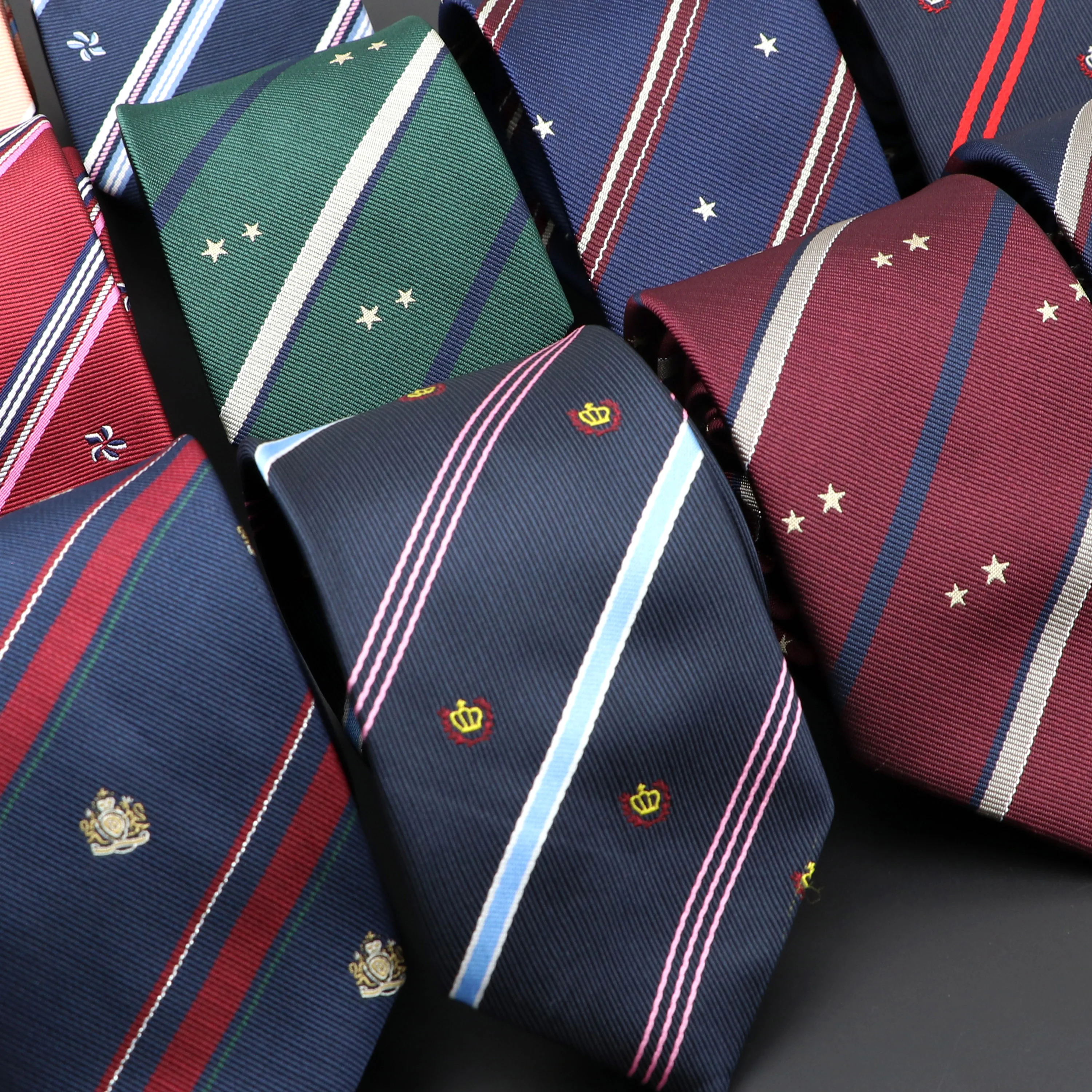 New School Formal Uniform Tie Classic Stripe Plaid British Tie For ...