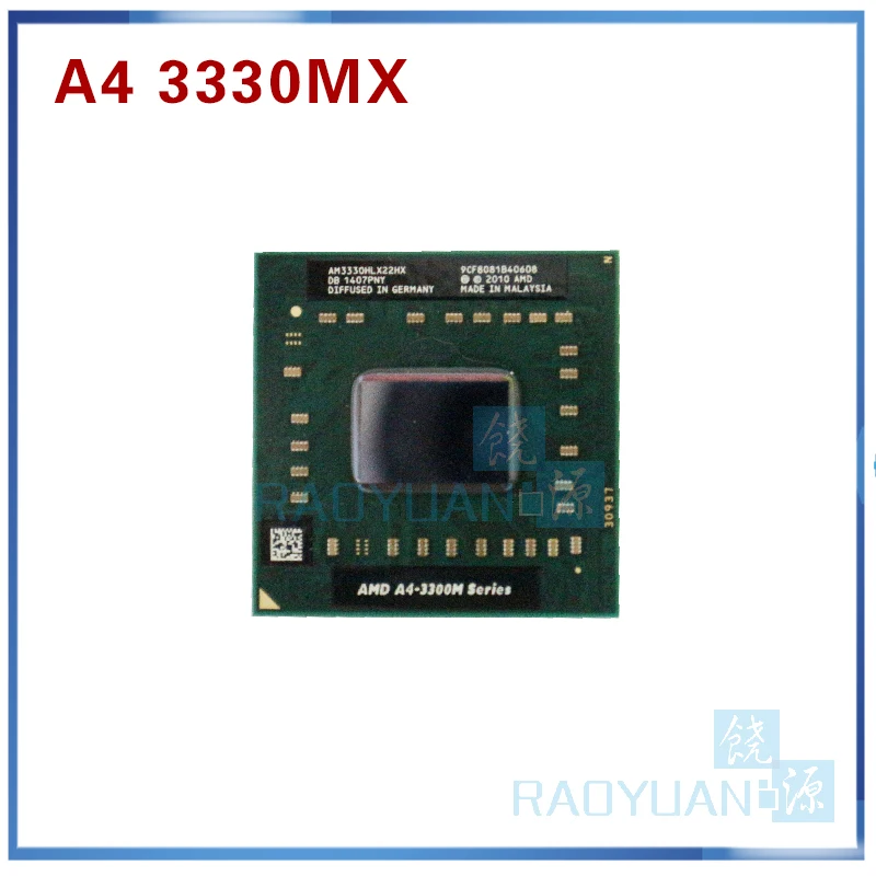 AMD A4-Series A4 3330MX A4-3330MX AM3330HLX22HX Dual Core Notebook processors Laptop CPU Socket FS1