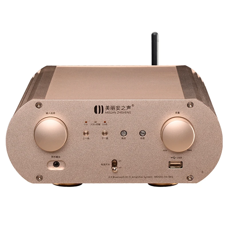 2 channel bluetooth fibra coaxial alta potência febre amplificador de ...