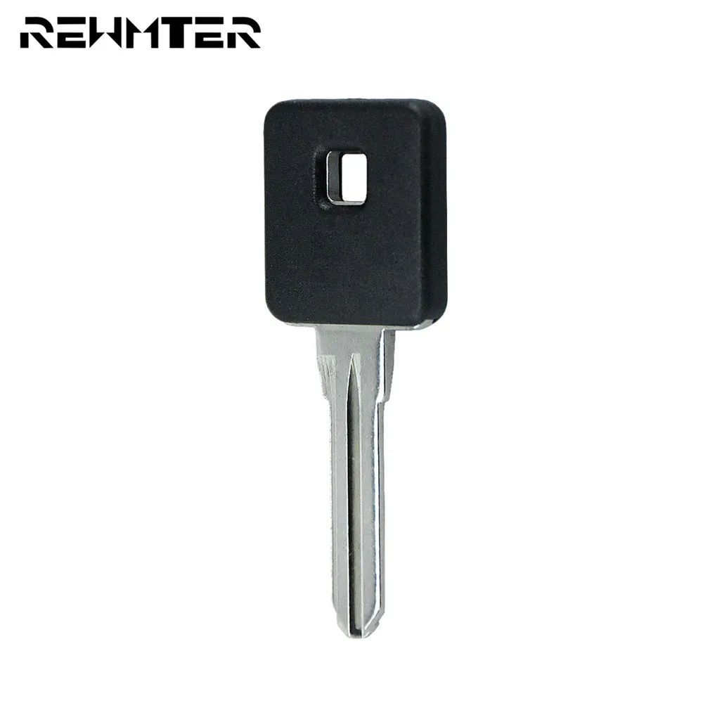 Black-Motorcycle-Blank-Key-Uncut-Blade-Metal-Alloy-ABS-Plastic-For ...