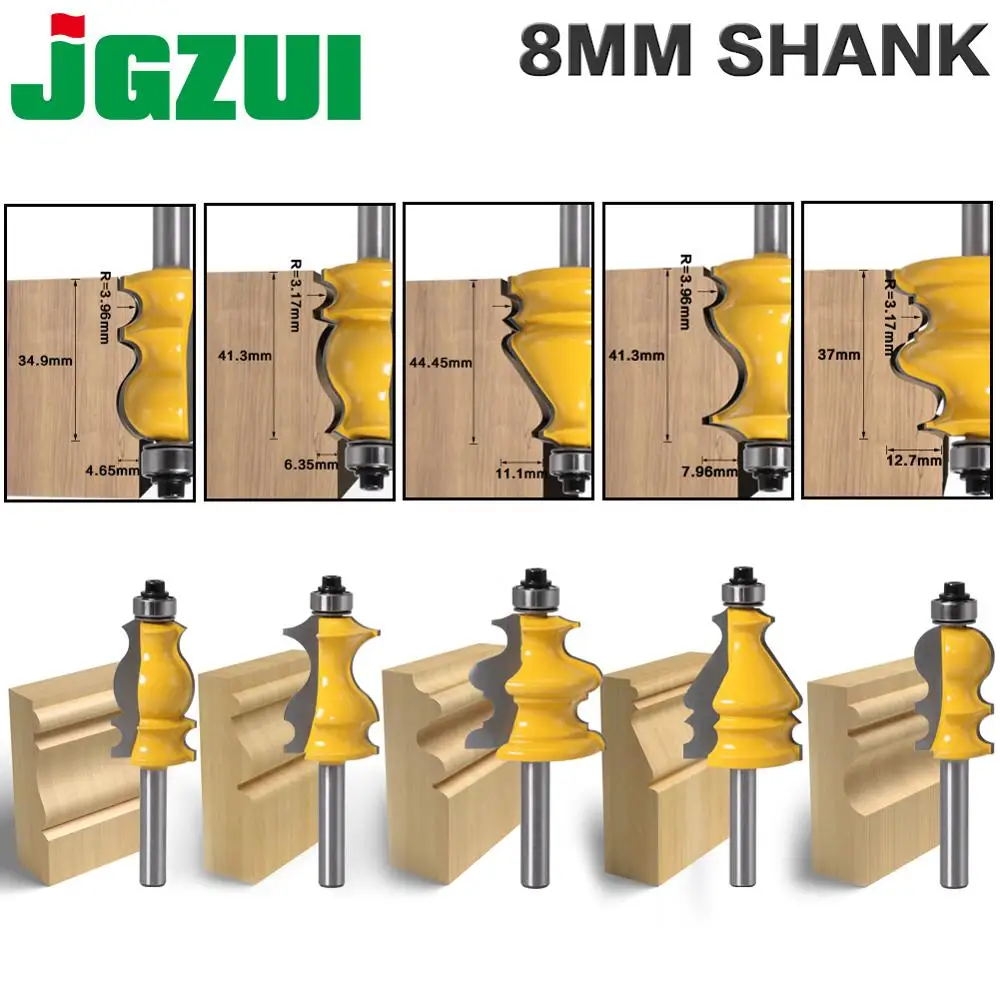 Tenon Milling Cutter Woodworking | 8mm Shank Router Cutter Set - 1pc ...