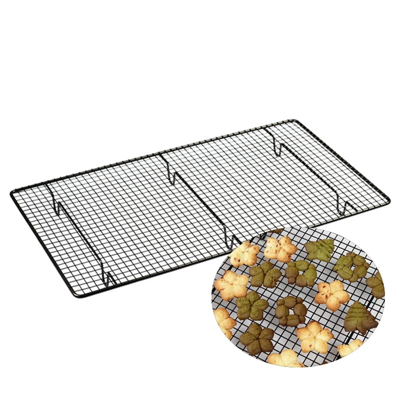 Stainless Steel Wire Grid Bread Biscuit Cake Cooling Rack Cookie ...