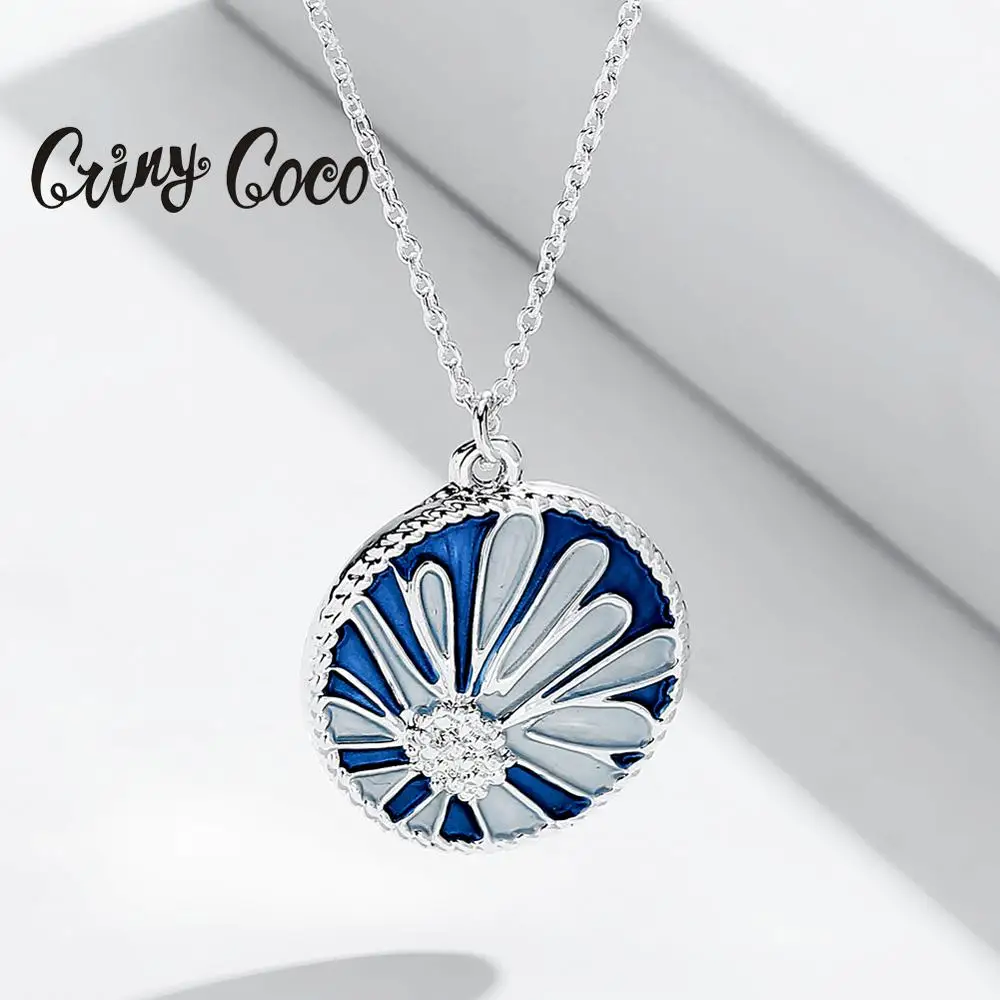 Cring Coco collares con colgantes de margaritas para mujer, diseño ...