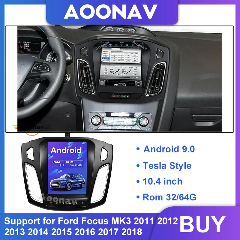Central multimídia automotiva para ford focus mk3 2006 2012, tela ...