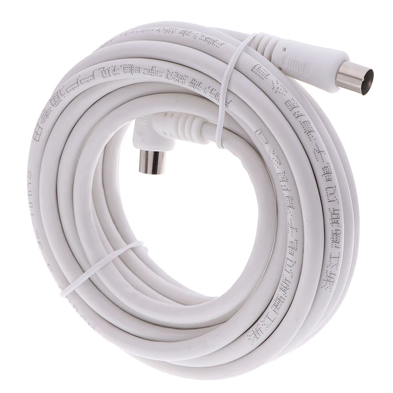 Hot-sale-1Pc-5M-10M-PAL-Male-to-Male-TV-Lead-Shielded-Aerial-Coaxial ...