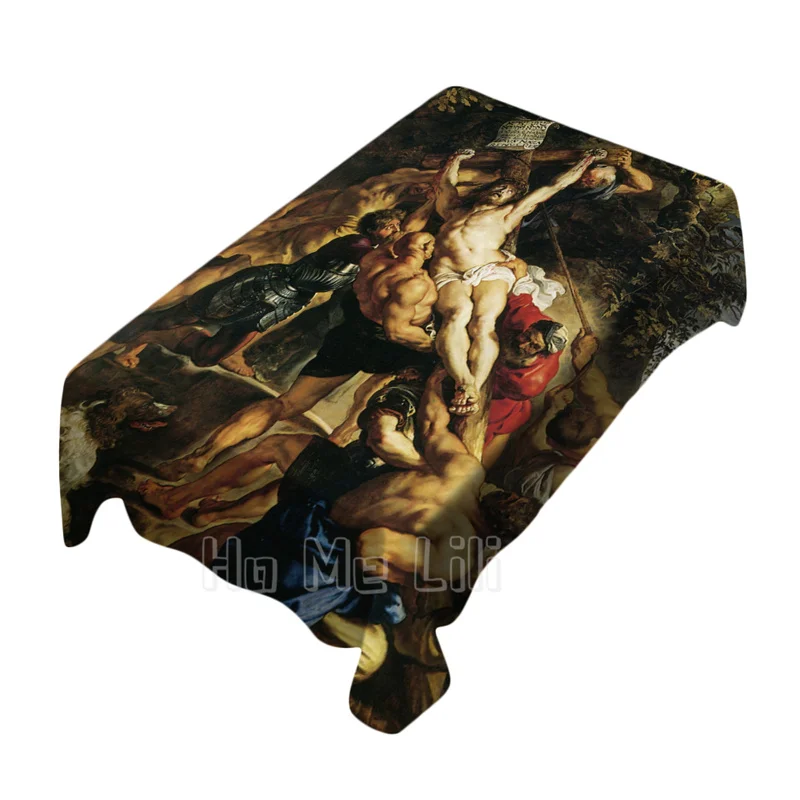 Holy-Famous-Christian-Paintings-Of-Jesus-Rectangle-Tablecloth-Religious ...