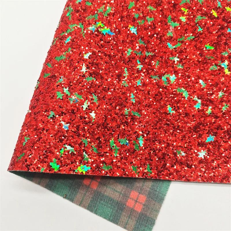 Red Glitter Paper