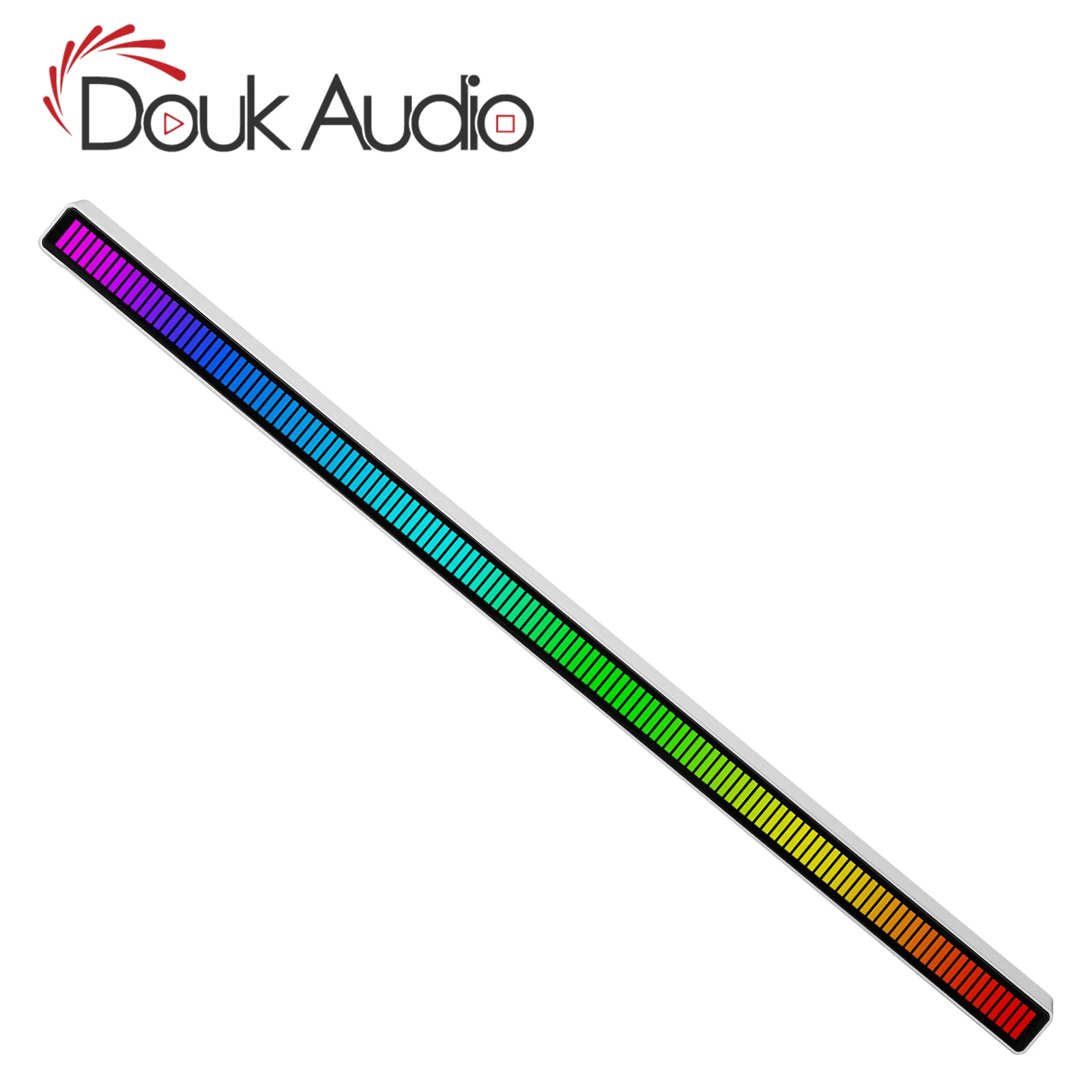 Douk Audio MIC+LINE RGB LED Sound Level Meter Audio Spectrum Analyzer ...