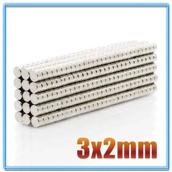 100Pcs Mini Small N35 Round Magnet 3x1 3x1.5 3x2 3x4 3x5 3x10 mm ...