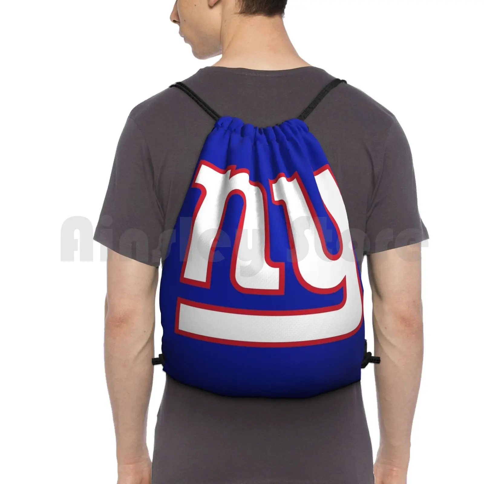 New-York-Giant-American-Football-Backpack-Drawstring-Bag-Riding ...