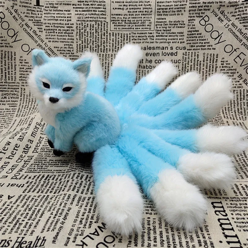 Blue Nine Tailed Fox