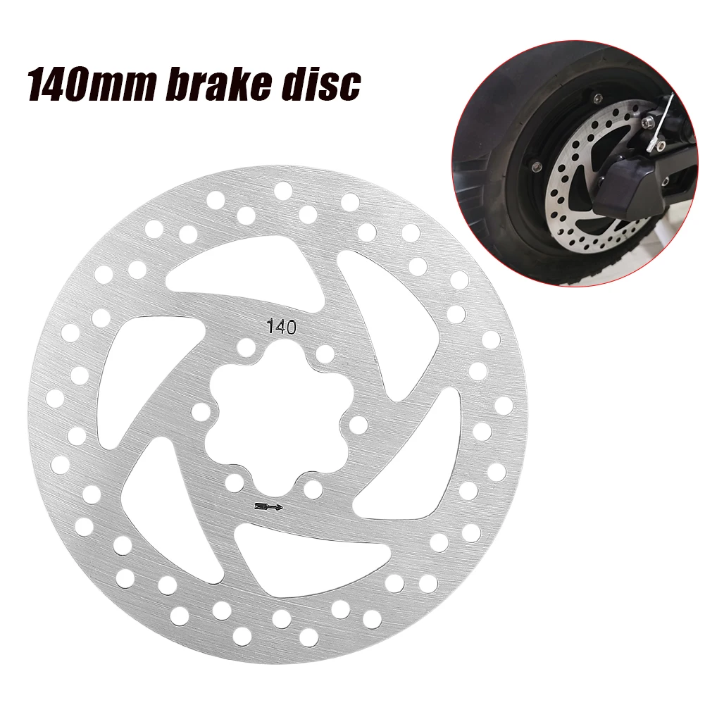 Electric Scooter Disc Brake Rotor 140mm Stainless Steel Six Holes Brake ...
