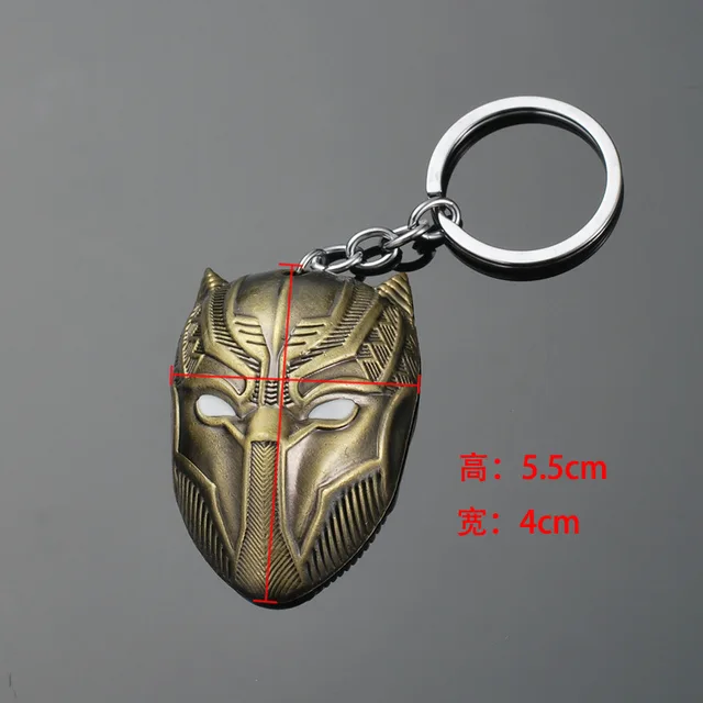 Black Panther Key Chain Marvels Avenger Accessories - Otakufort