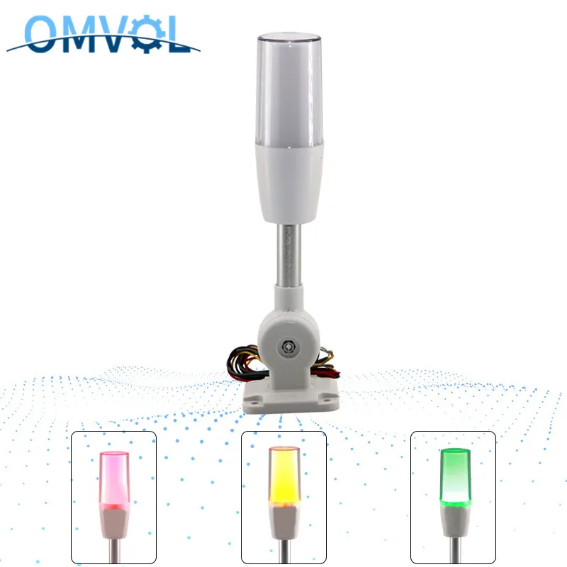 New-Led-Three-Color-Signal-Indicator-Lamp-24V-3-Color-in-1-layer-Smart ...