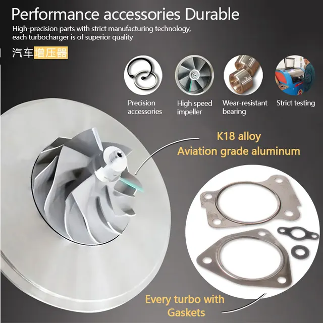 Bank New RHF4 Turbo 14411-VK500 VD420058 14411 VK500 Turbocharger for ...