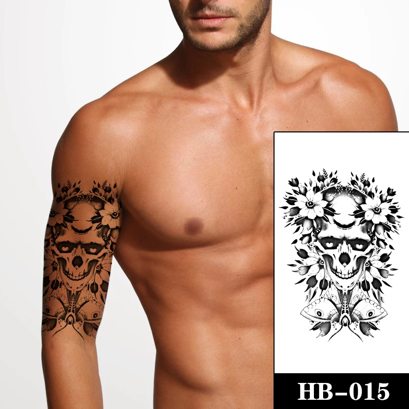 Skull Elbow Tattoos