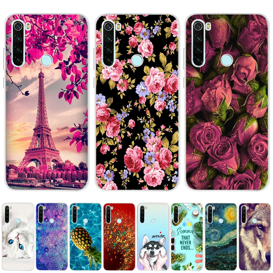 Case-on-For-Xiaomi-Redmi-note-8-pro-8T-Soft-Painting-Silicone-TPU-Phone ...