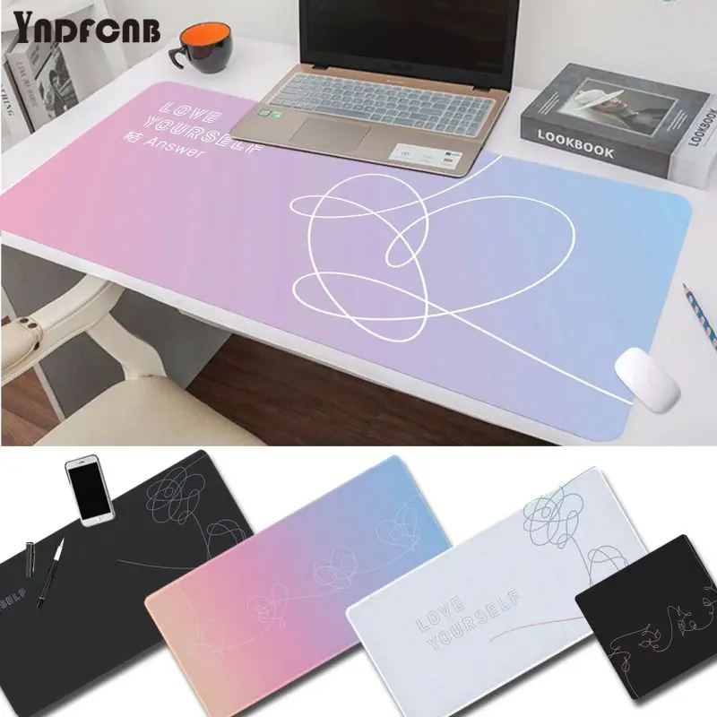 YNDFCNB-Love-yourself-Bloem-kpop-Cool-Grote-maten-DIY-Custom-muismat ...