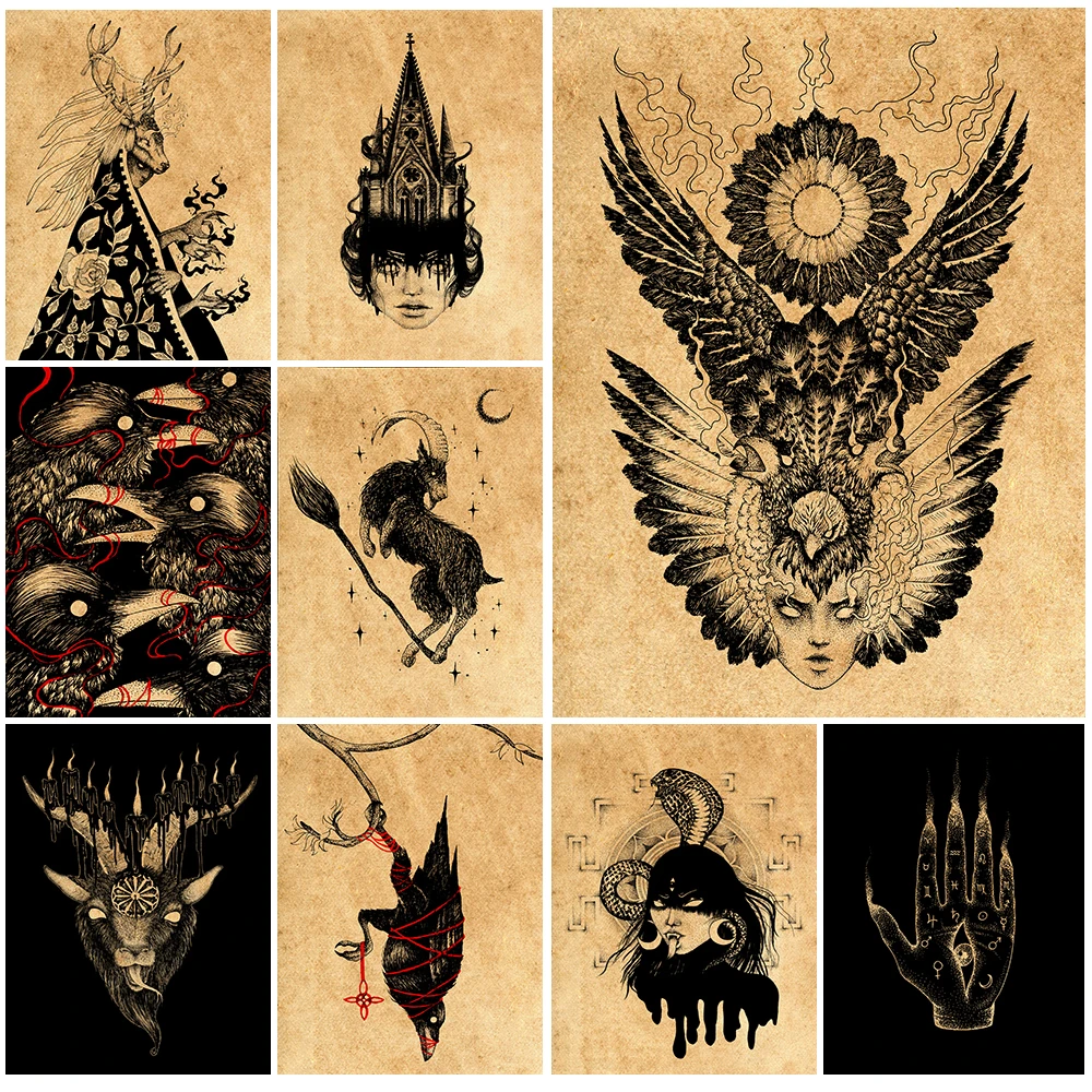 Satanic Ritual Painting