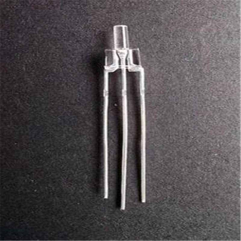 30/100pcs bicolor through hole 2mm led diode red@white color common ...