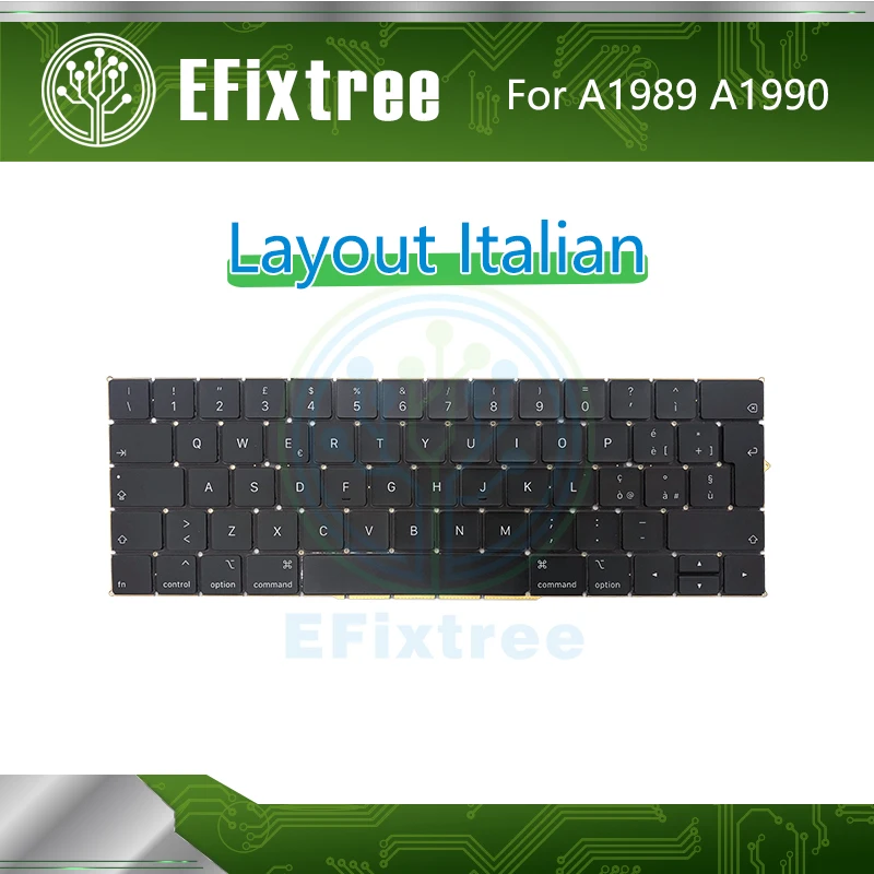 Teclado italiano A1989 Original para Macbook Pro, 13 ", 15", diseño de ...