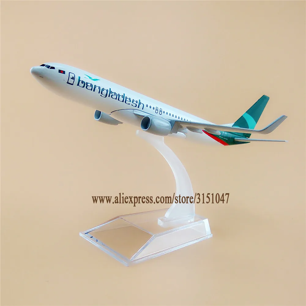 16cm Metal Alloy Plane Air Biman Bangladesh Airlines Boeing 737 B737 ...