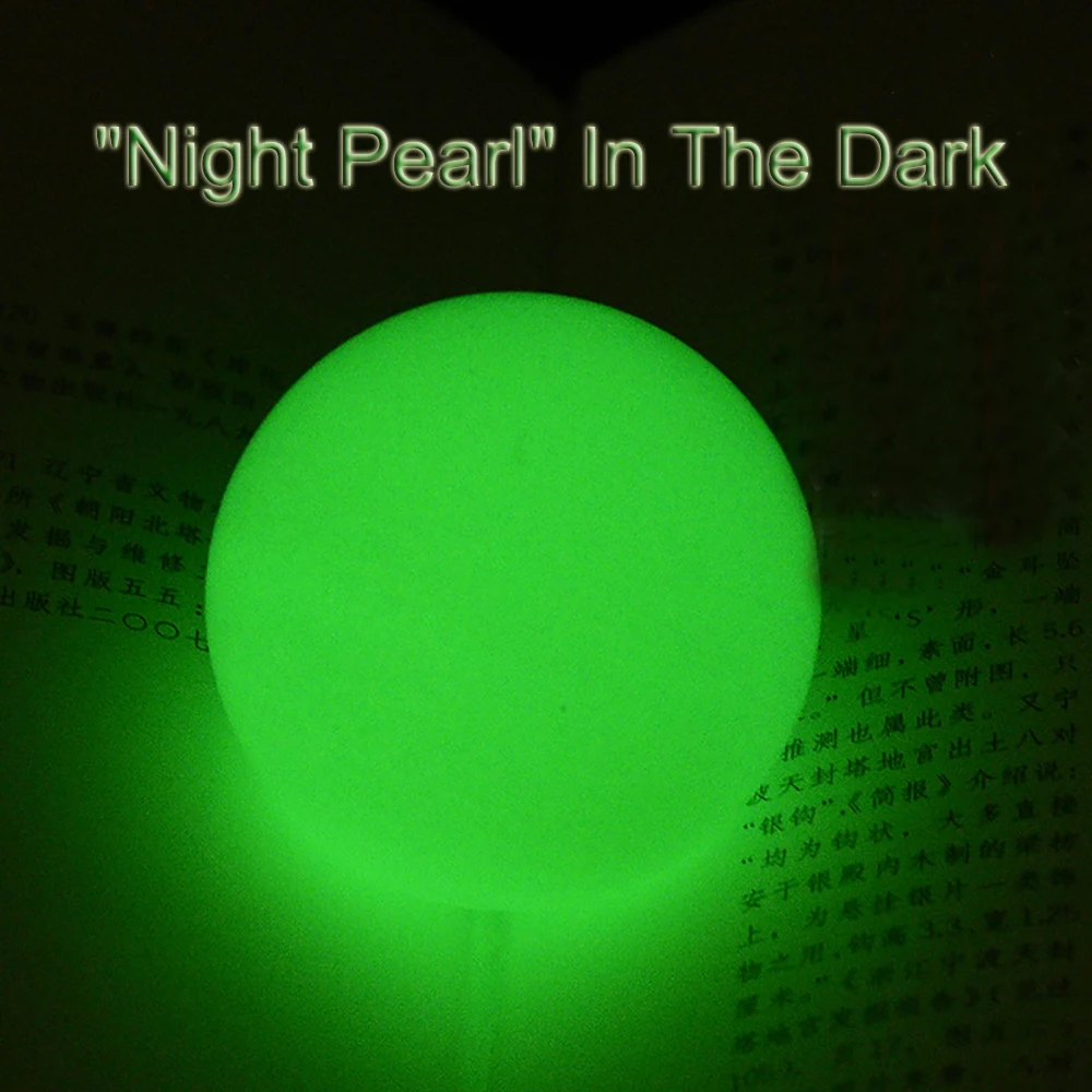 50/60mm Night Pearl Luminous Quartz Crystal Sphere Ball Glow In The ...