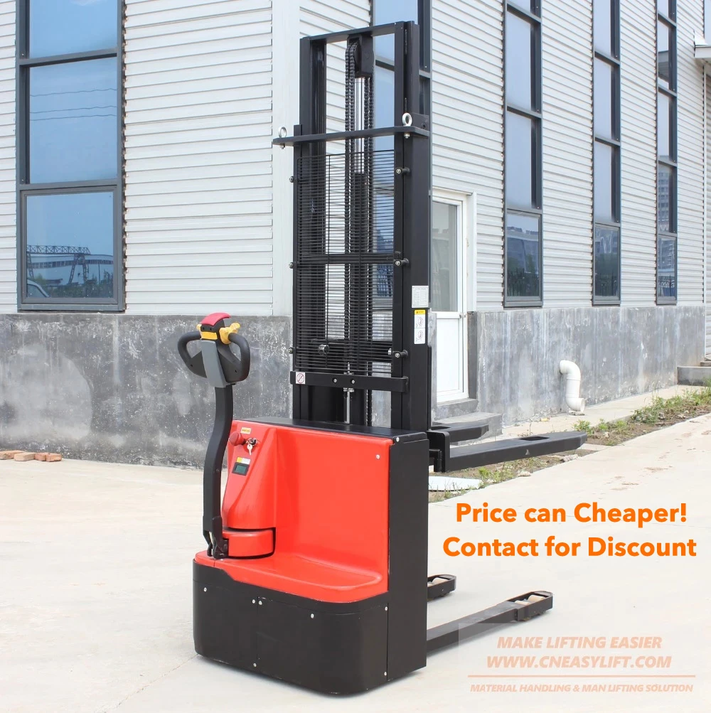 Electric pallet truck stacker pallet lifter 2.5 meters 1500kg load ...