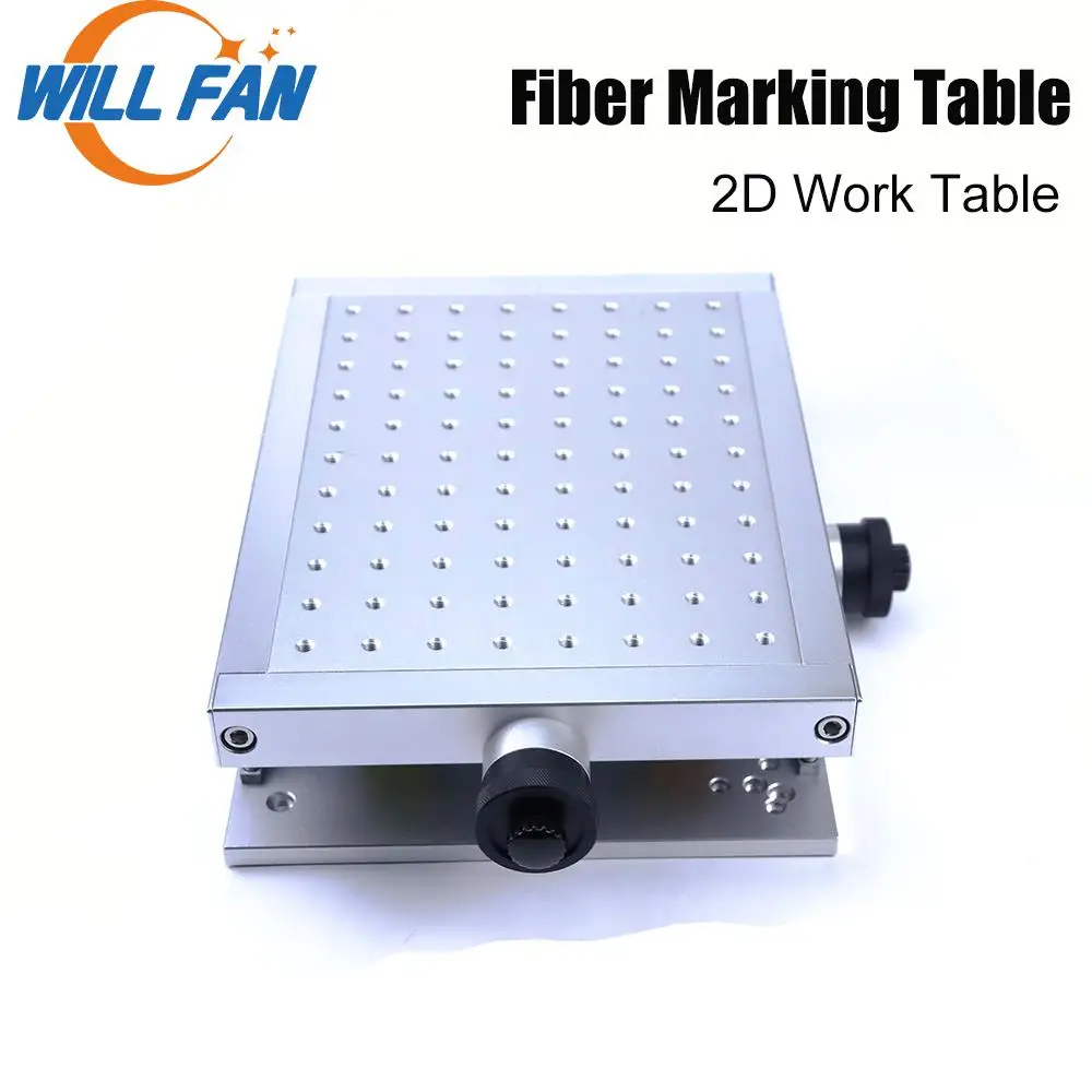 Will Fan Fiber Laser Marking Machine 2d Work Table X Y 2 Axis Moving ...
