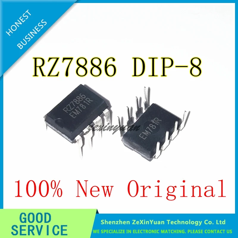 10pcs-50pcs Rz7886 7886 Dip-8 Ic High Current Motor Driver Chip ...