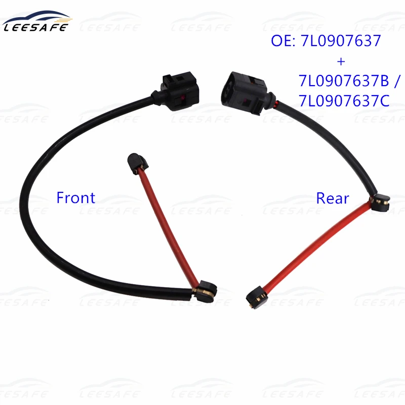 Front-Rear-Brake-Pad-Wear-Sensor-7L0907637-7L0907637B-7L0907637C-Fit ...