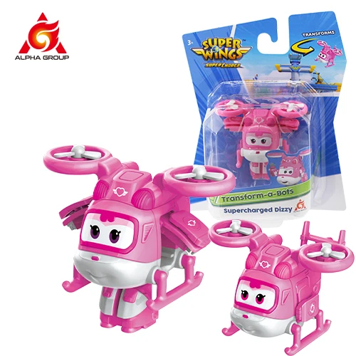 Wings S6 Tino 2 inches Mini Transforming Anime Deformation Plane Robot ...