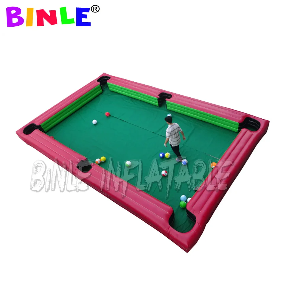 Inflatable Football Pool Table | Inflatable Billiard Table | Outdoor ...