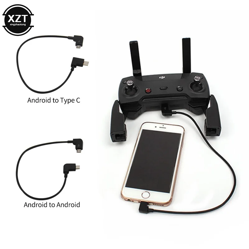 Data Cable For DJI Spark MAVIC 2 Pro Air Control Drone Android Micro ...