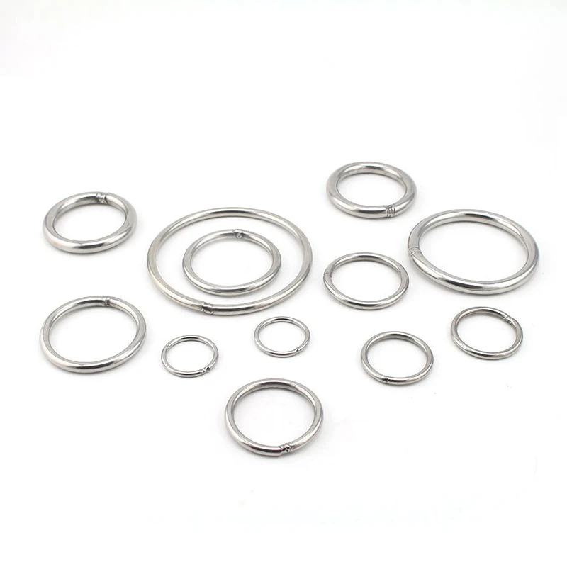 1-5-10Pcs-304-Stainless-Steel-Ring-Welded-Metal-O-Ring-20mm-30mm-40mm ...