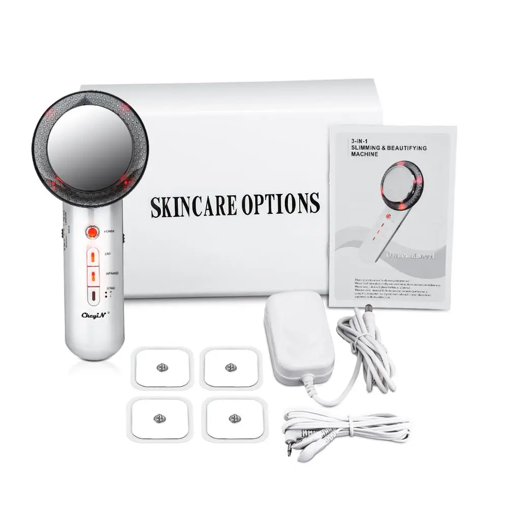 Ultrasonic Cavitation Infrared EMS Facial Body Slimming Massager Beauty ...