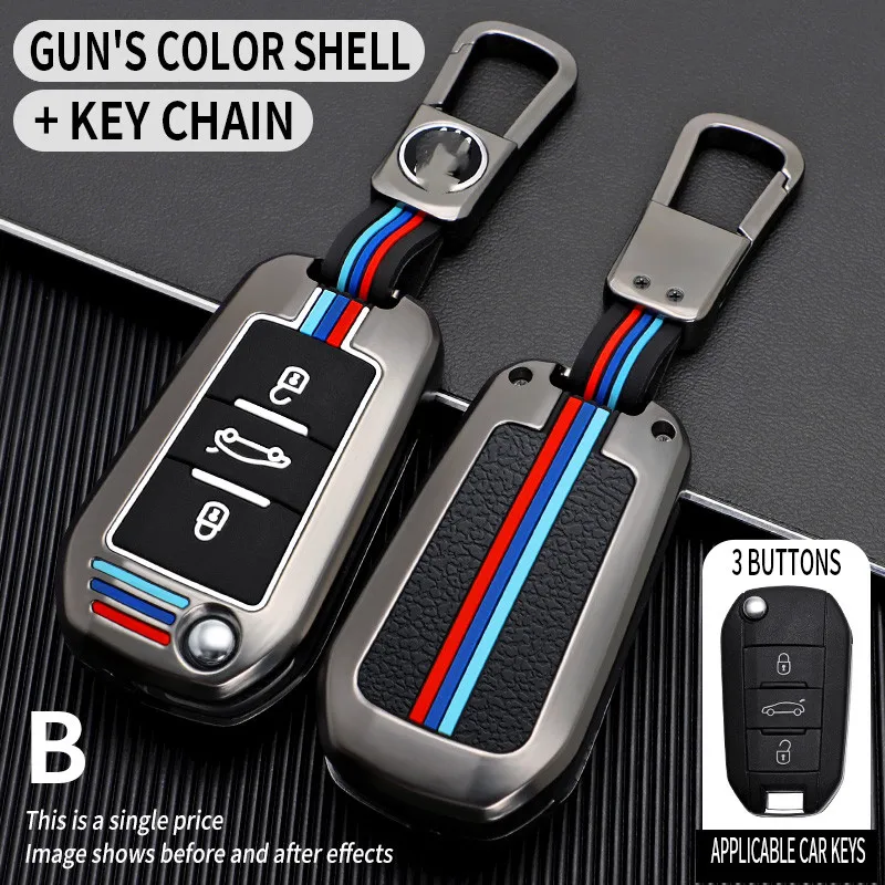 Car Key Case For Peugeot 207 3008 208 308 2008 307 508 5008 407 301 206 ...