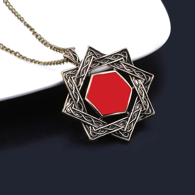 Red Amulet Necklace