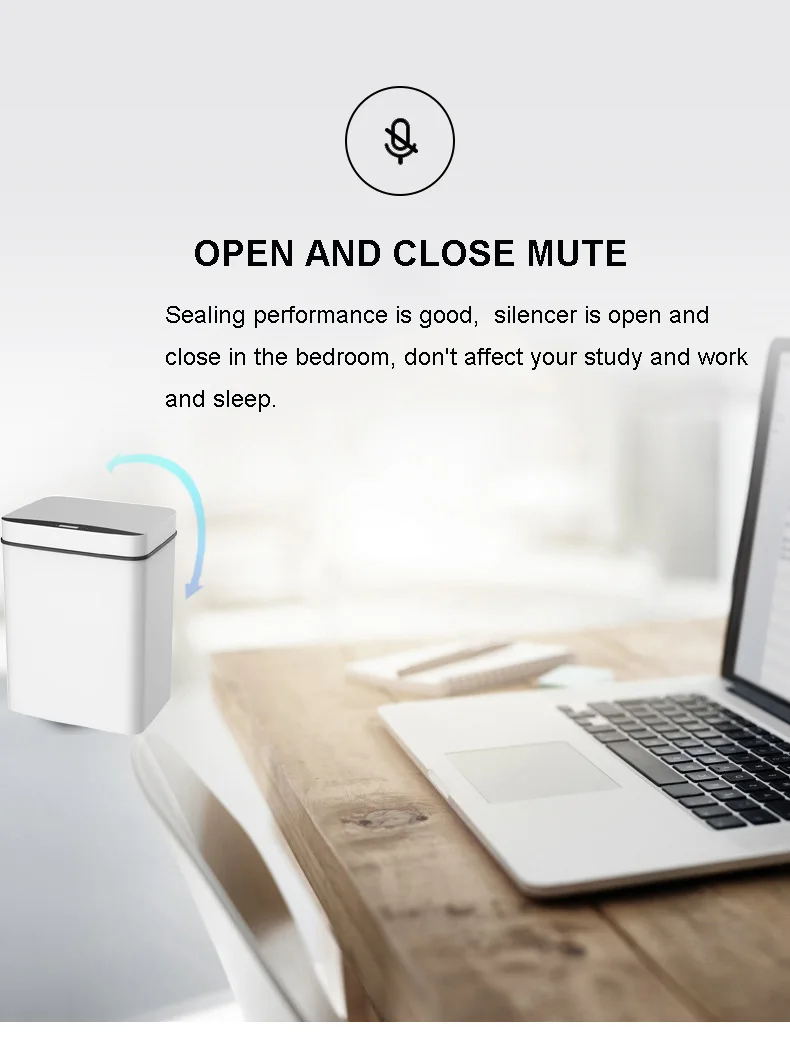 Poubelle,Poubelle à capteur Intelligent automatique, poubelle, poubelle ...